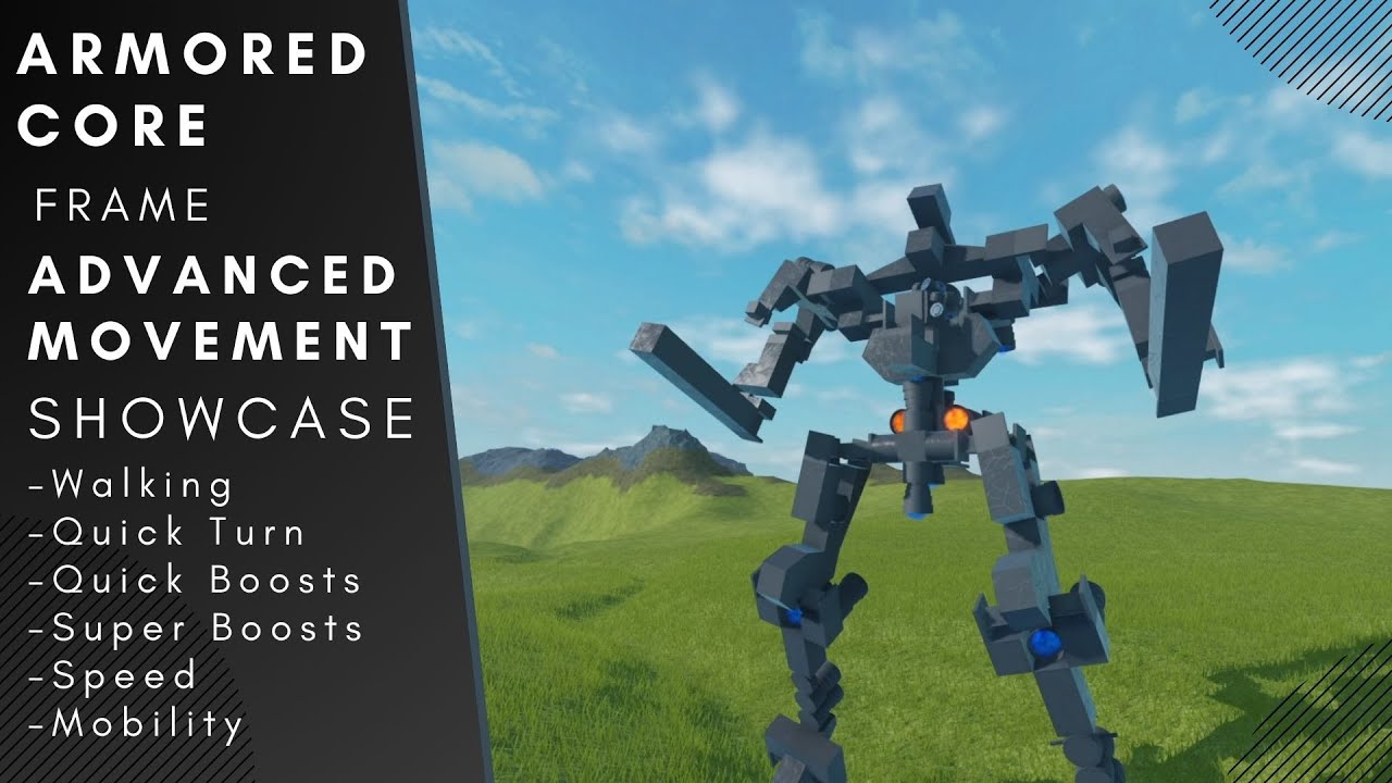 ARMORED CORE//Mech Frame Showcase (Advanced Movement) | Plane Crazy ...