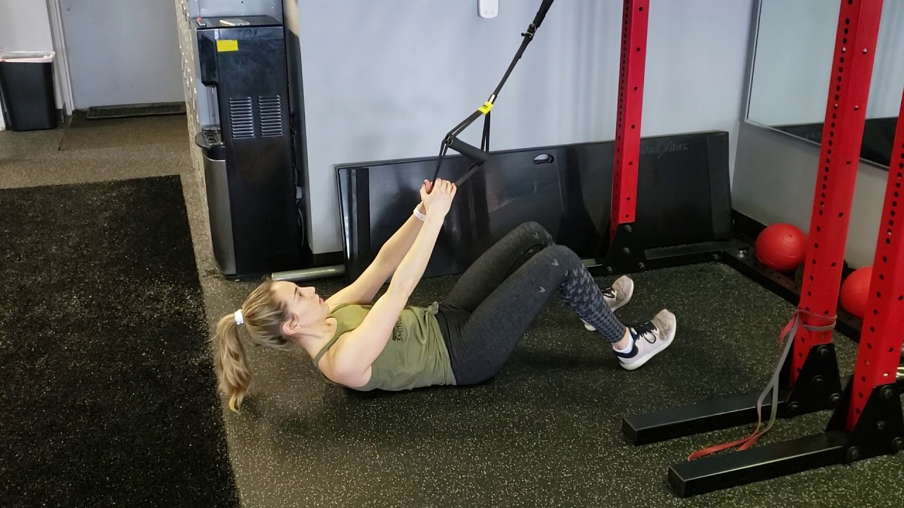 TRX Seated Oblique Twist - YouTube