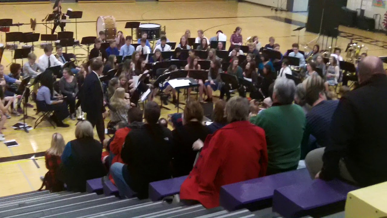 Chaska Middle School West Winter 2017 8th Grade Band Concert Part 2 ...