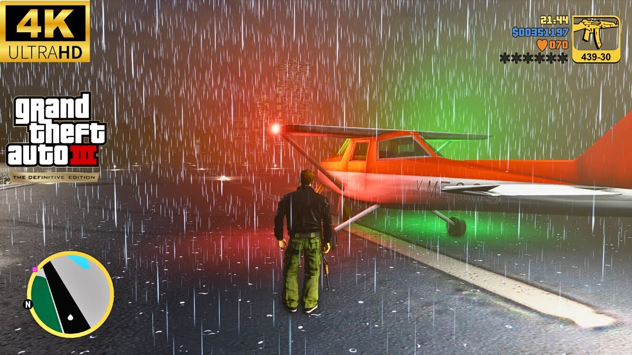 GTA 3 (Definitive Edition) Game play 4K UHD Max RTX Graphics - YouTube