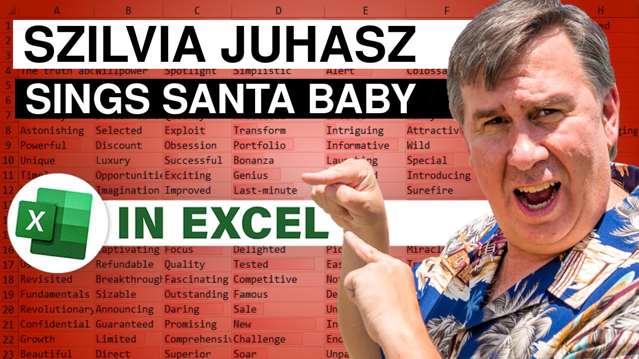 Excel - Santa Baby - Excel / Power Pivot Version - Episode 1835A - YouTube