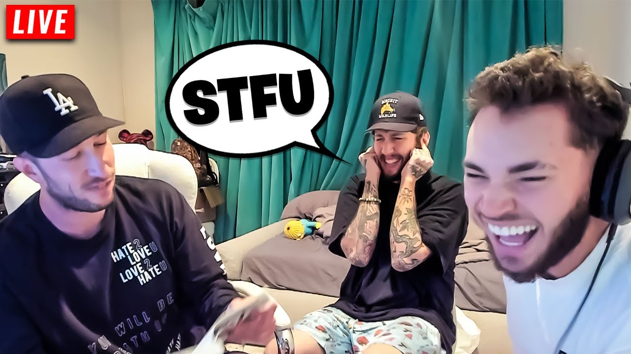 FaZe Banks & Mike Majlak get into a FIGHT on Adin's Stream... (FULL ...