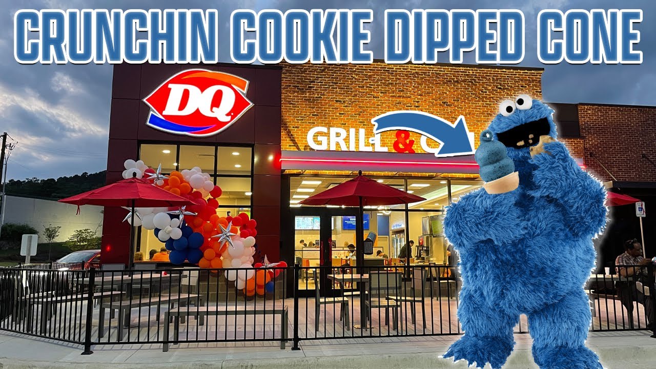 We Tried DQ New Crunchin Cookie Dipped Cone... It's Sooooo Good! - YouTube
