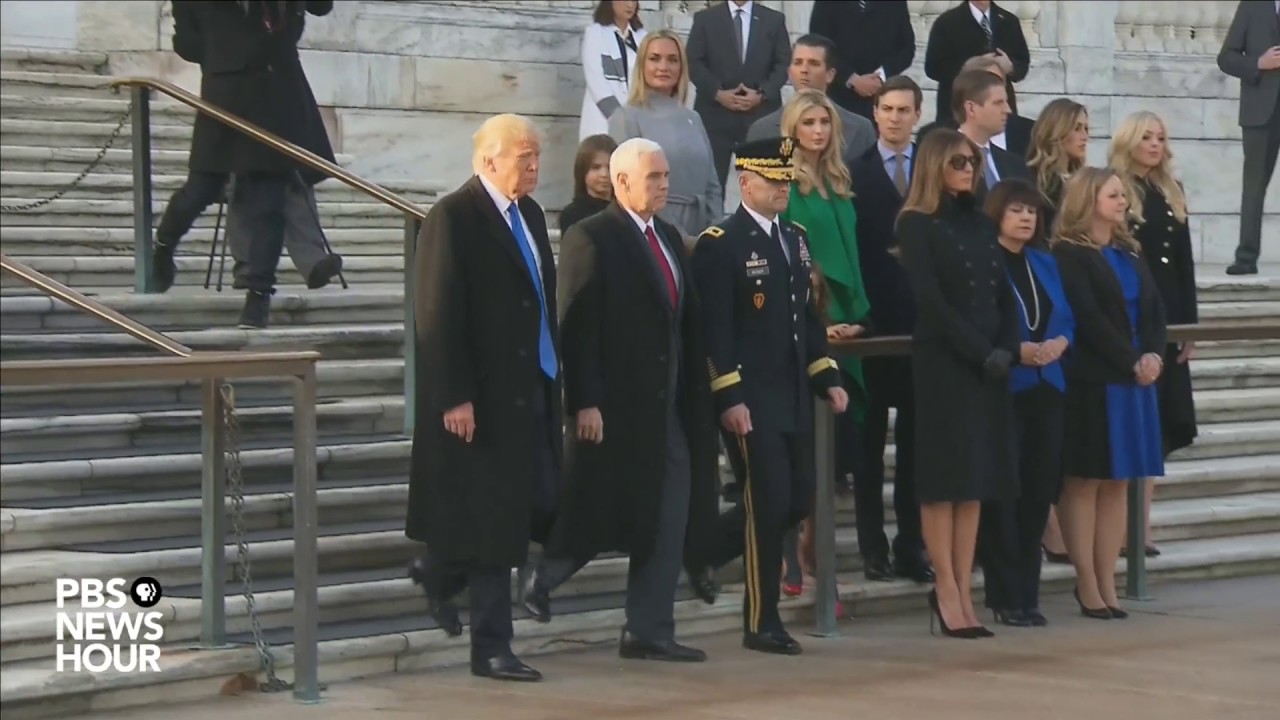 Watch President-elect Trump lay wreath at Arlington National Cemetery ...