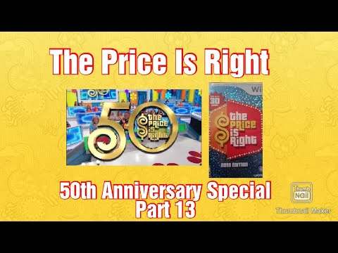 The Price Is Right 50th Anniversary Special Part 13 (TPIR 2010 Wii ...