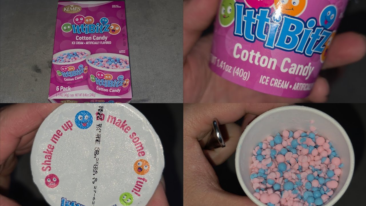 Walmart Item Review Kemps IttiBitz Cotton Candy Dippin' Dots Copycat ...