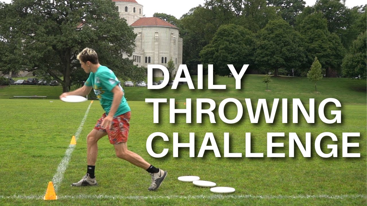 Great Ultimate Frisbee Hucking Drill + My 100 Throw Challenge! - YouTube