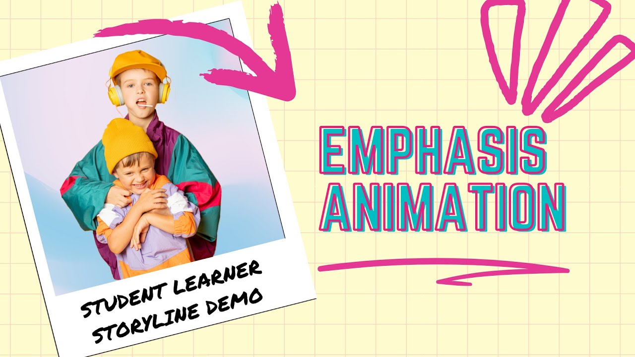 Storyline Emphasis Animation Activity for Students (Demo) - YouTube
