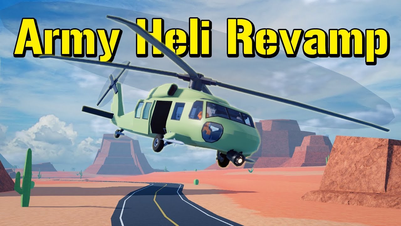 New Blackhawk Army Heli Revamp in Roblox Jailbreak! - YouTube