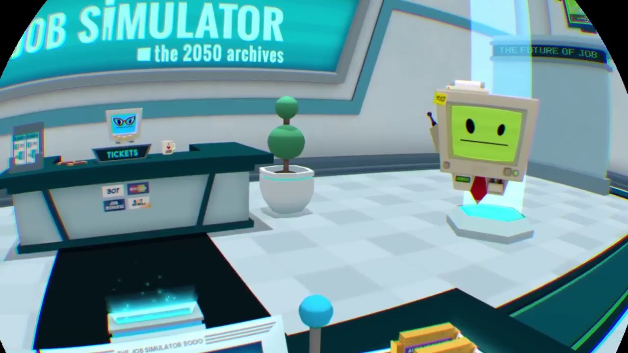 Job simulator vr (Multiplayer online) gameplay G4M3R - YouTube