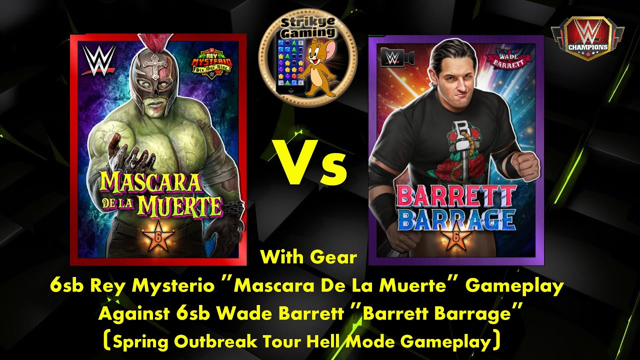 6sb Rey Mysterio "Mascara De La Muerte" Gameplay Against 6sb Wade ...