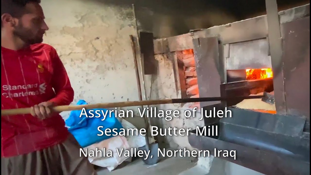 Nahla Valley, Northern Iraq. Juleh Village Sesame Butter Mill - YouTube