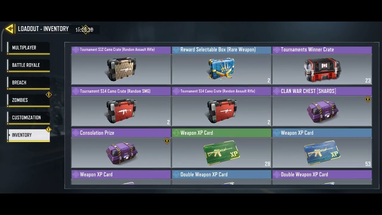 #COD Mobile# crate collection. - YouTube