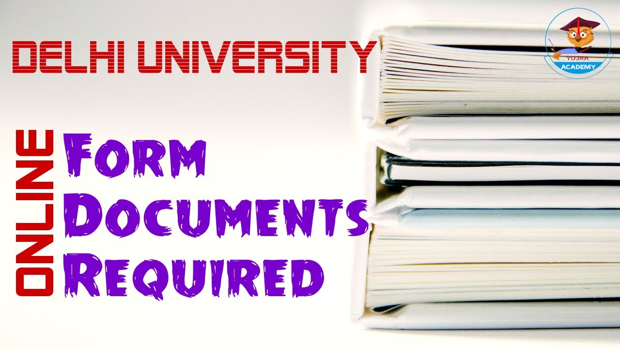 du registration required document 2019 admission|online form du|delhi ...