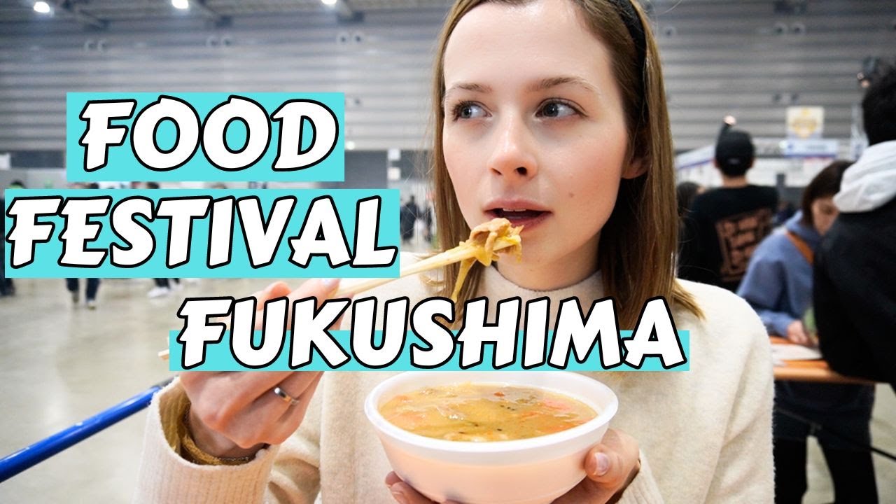 Enjoying Japanese food and sake festival in Fukushima! - YouTube