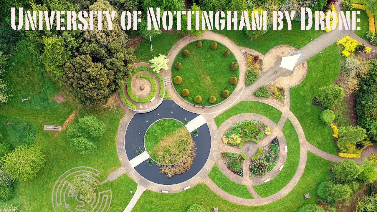 University of Nottingham by Drone - YouTube