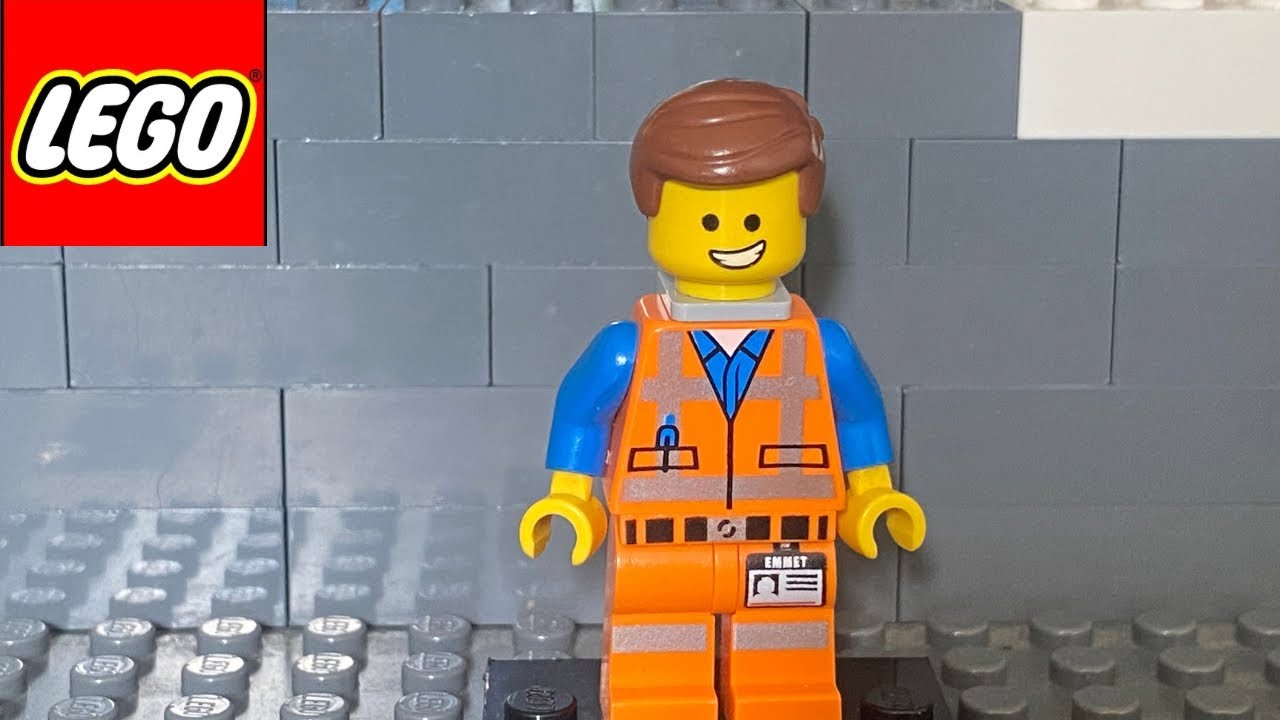 Lego Minifigure Showcase - Emmet Wide Smile - YouTube