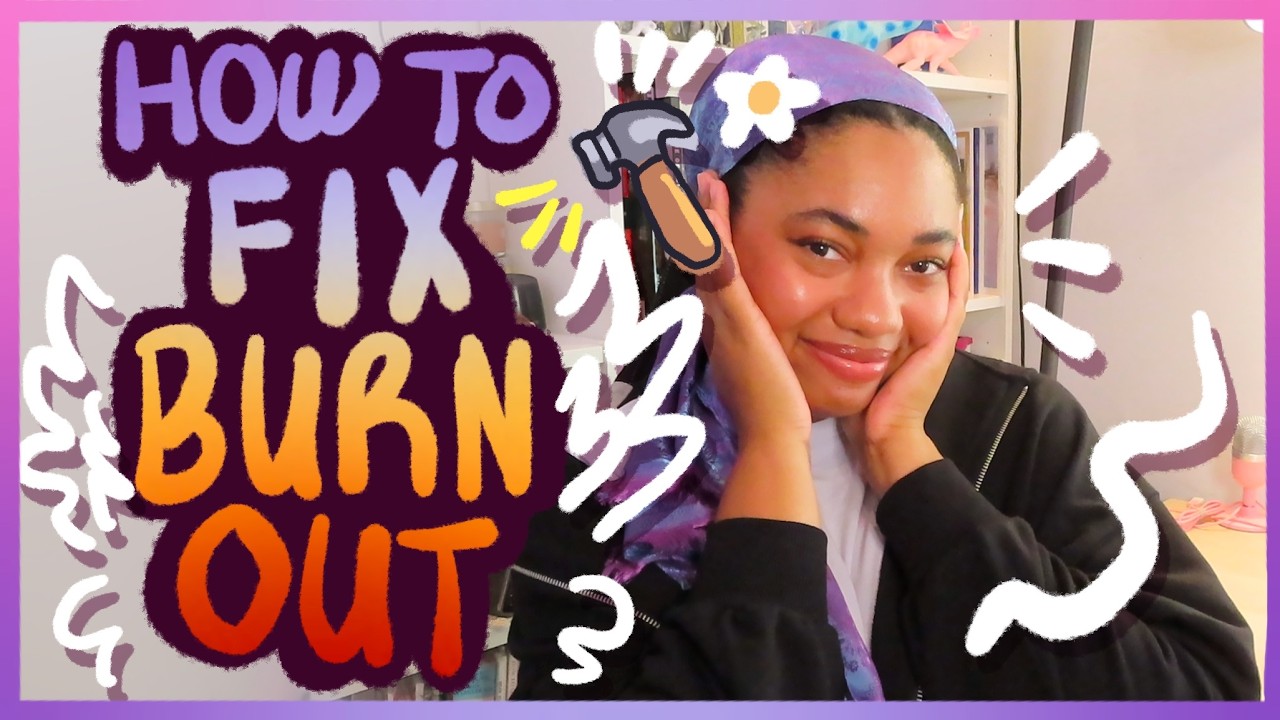 How to Recover from an Art Challenge Burnout 🏽 Artist Self Care Tips ...