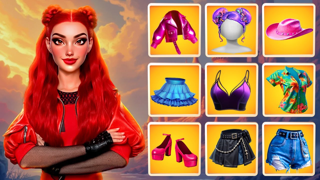 Descendants: Red Glow Up Into Bad Girl! The Rise of Red Beauty Makeover ...