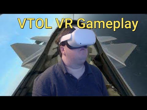 VTOL VR - F45A Counter Bomber my first Mission this is so cool! - YouTube