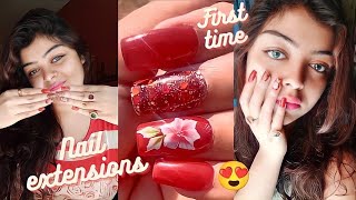 THE BEST PAINLESS ACRYLIC NAIL EXTENSIONS||NAIL GARDEN||MY EXPERIENCE😍||Bangla vlog