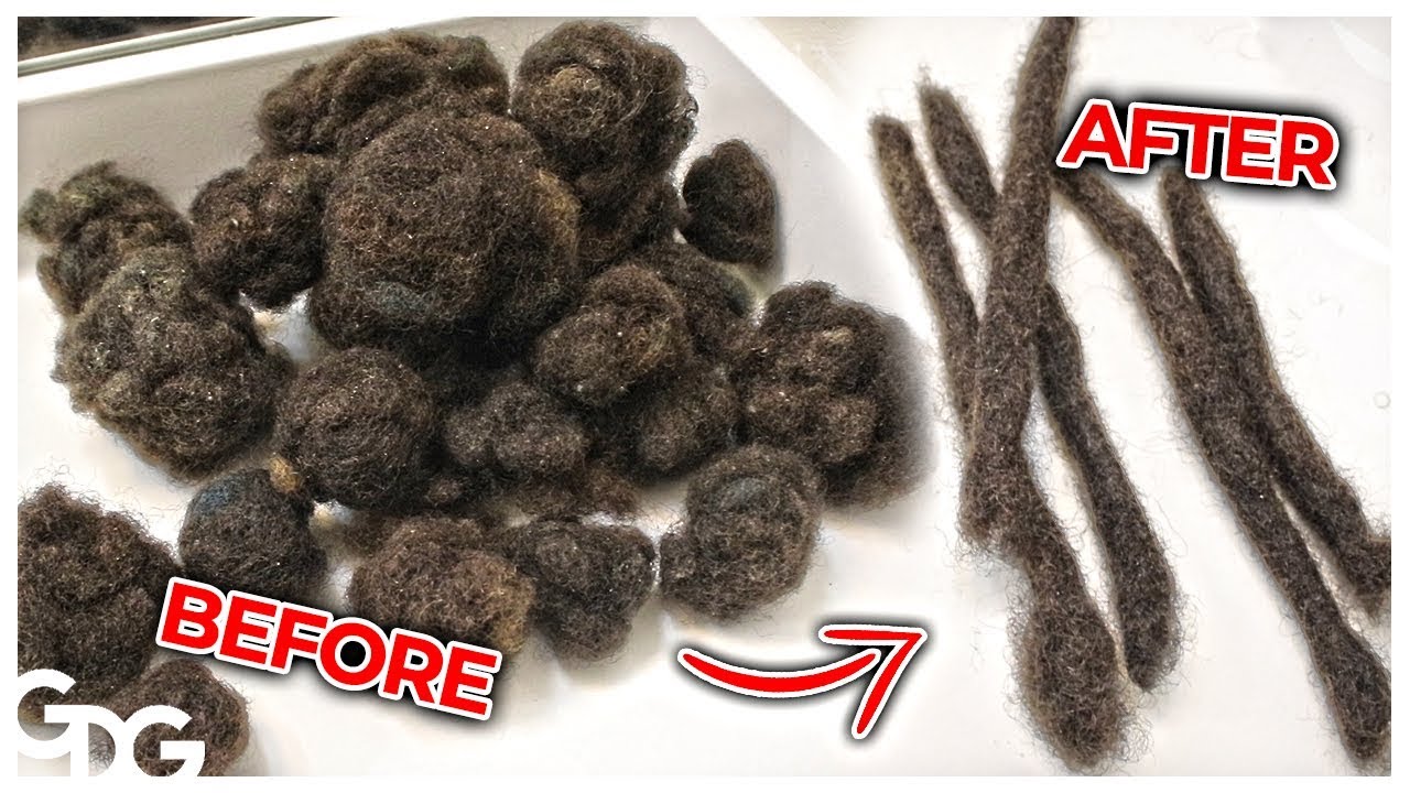 Turning My Dead Hair Into Dreadlocks! - YouTube