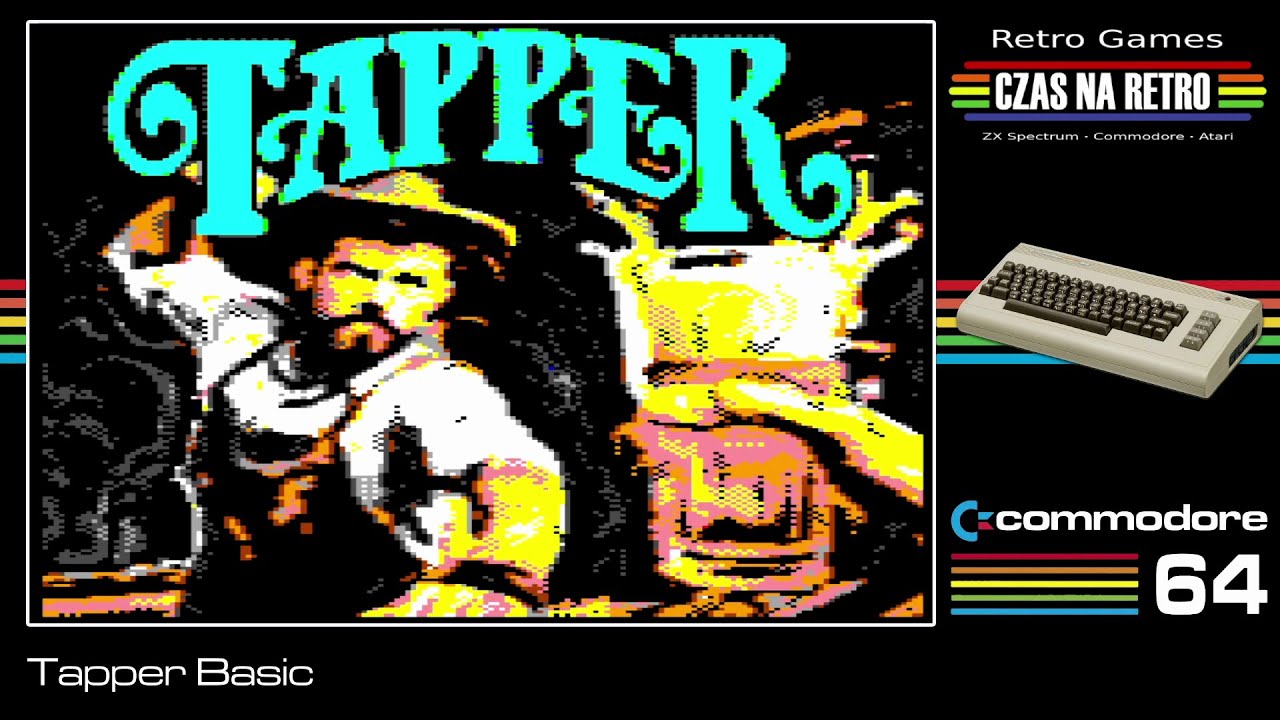 Tapper Basic v1.6 - Commodore 64 - YouTube