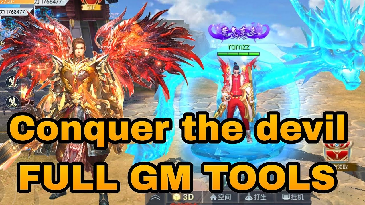 Conquer The Devil Full GM tools Vip max - New Update - YouTube