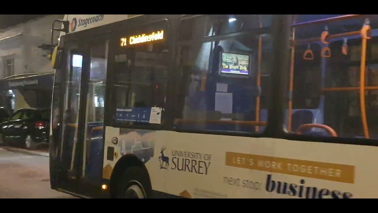 Here is the stagecoach bus 37273 on the number 71 in Godalming Friday ...