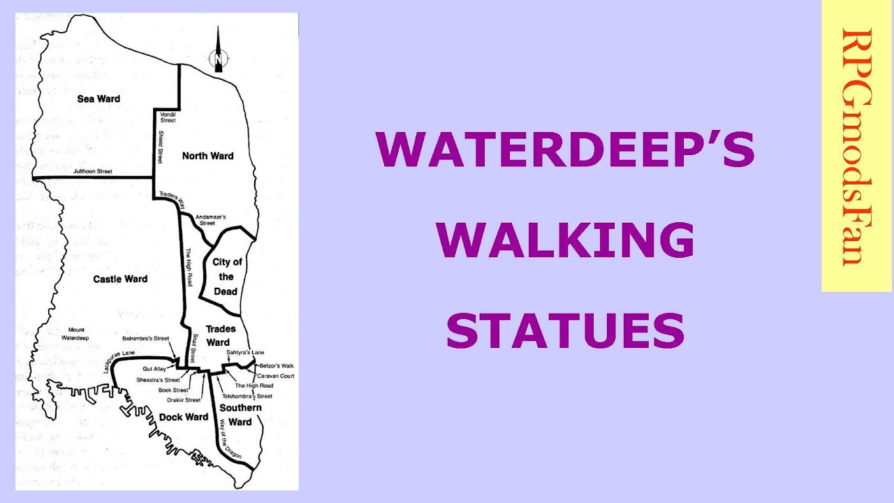 CLIP: Walking Statues of Waterdeep [ RPGmodsFan ] - YouTube