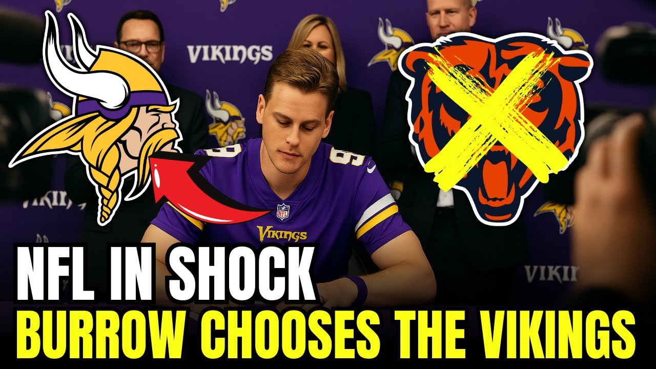 SHOCKING MOVE: Joe Burrow Says YES To Vikings, STUNS America | Bears ...