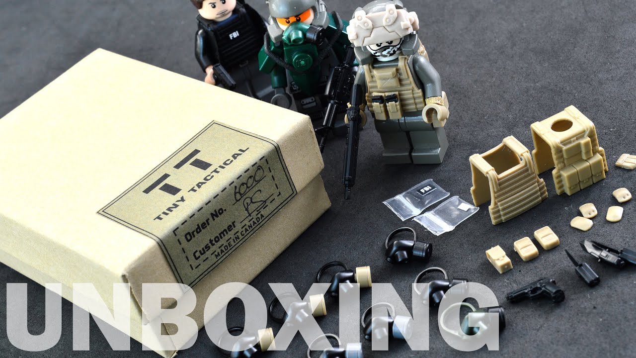 Unboxing Custom LEGO Military Parts from Tiny Tactical (EPIC Freebies ...