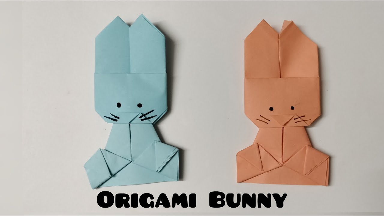 Origami Bunny | Paper Bunny | Origami Craft Ideas - YouTube