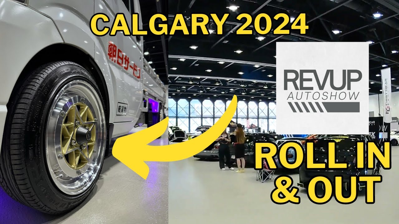 RevUp Auto Show Calgary 2024 Roll In & Out | Suzuki Carry DA63T - YouTube