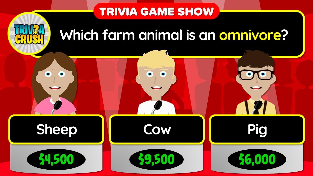 GENERAL KNOWLEDGE QUIZ! - 40 Trivia Questions in a Unique Game Show ...