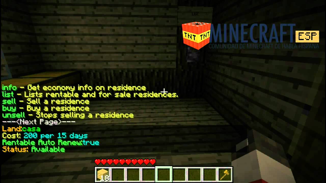 Minecraft-Esp Tutorial || residence [Parte 2/2] - YouTube