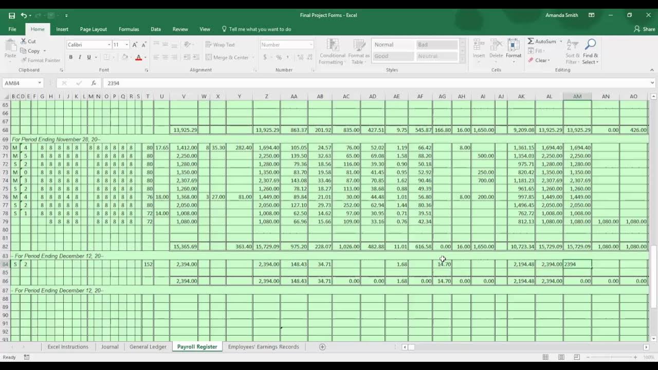 Payroll Project Part 2 - YouTube