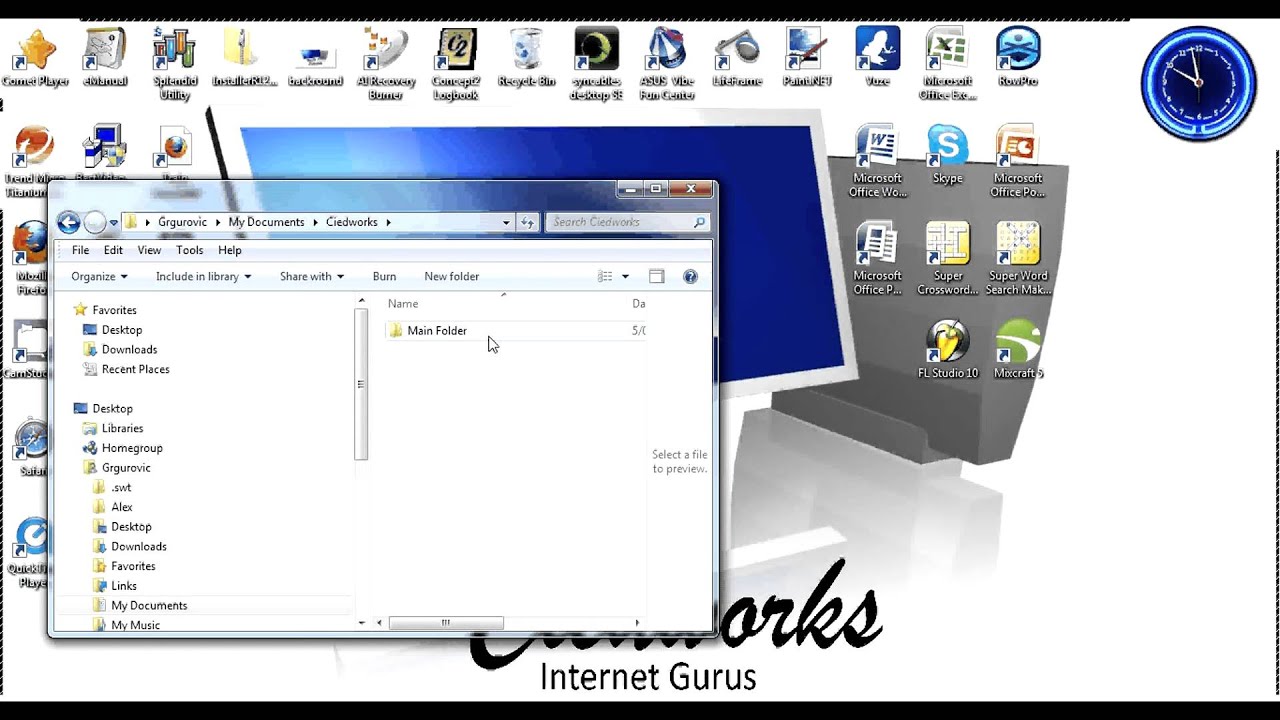 Creating A Desktop Folder On Windows HD Ciedworks YouTube Creating A Desktop Folder On Windows HD Ciedworks YouTube