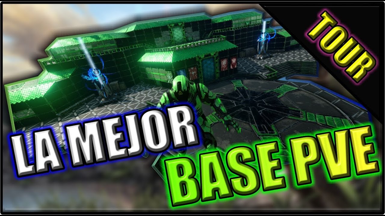 | ARK SURVIVAL EVOLVED | Base OFICIAL pve ARK ( Base grande )🏠🏠💪 - YouTube