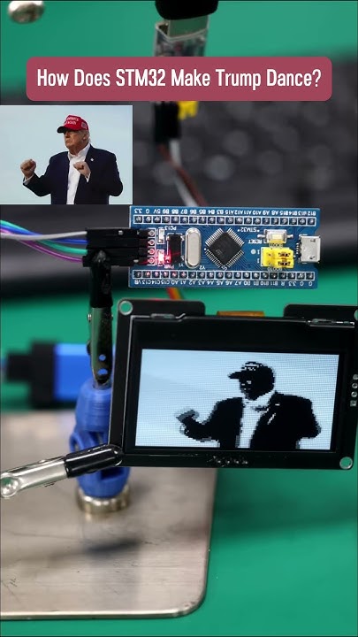 How does STM32 make Trump dance? #electronics #diode #electroniccomponent #PCBA #stm32 - YouTube
