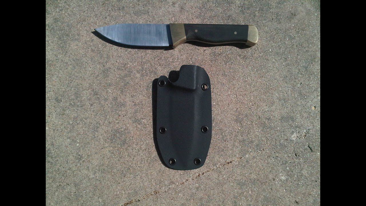 Knife Making - Drawing the Custom Knife Profile BK10 BushMan Clip Point ...