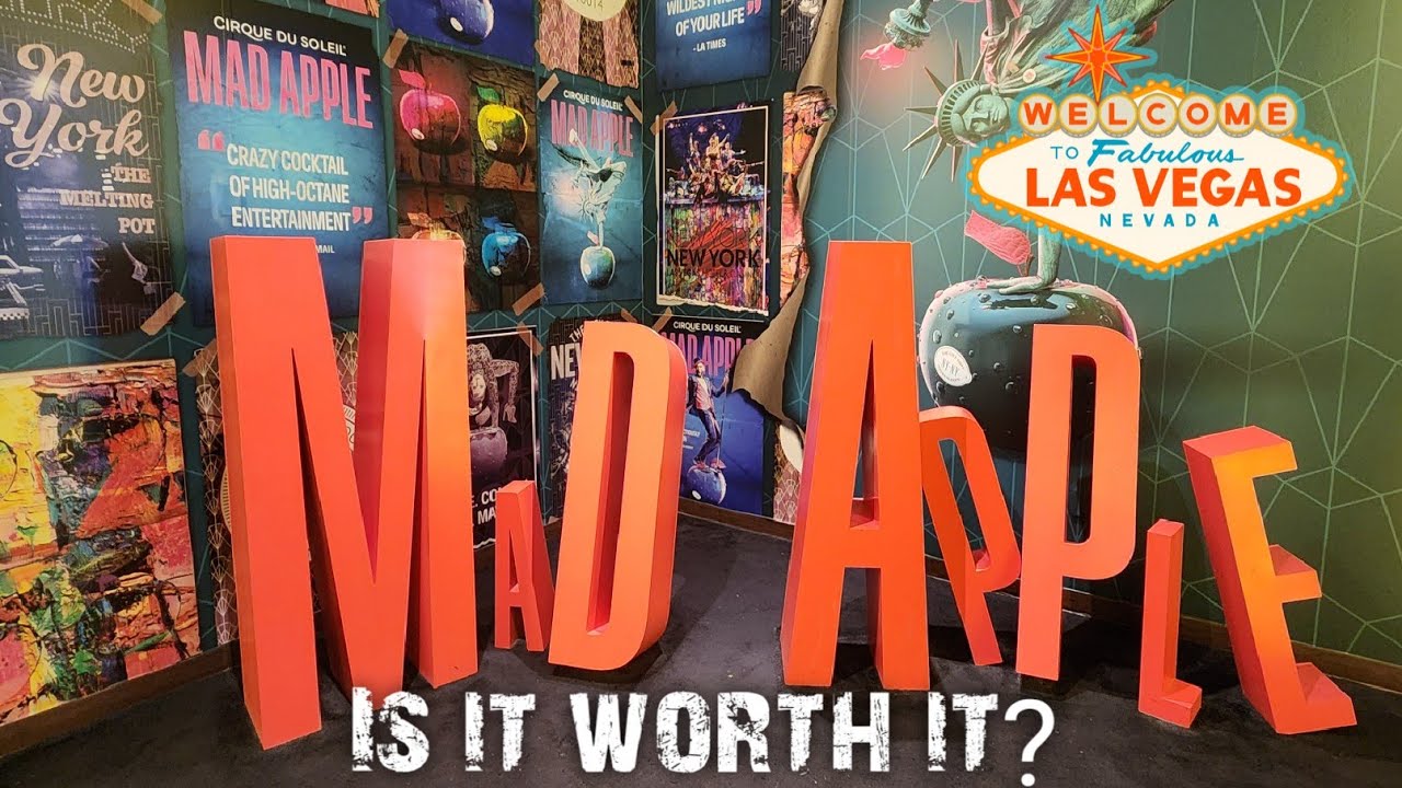 Cirque du soleil MAD APPLE Las Vegas | 25 dollar tickets!! IS IT WORTH ...
