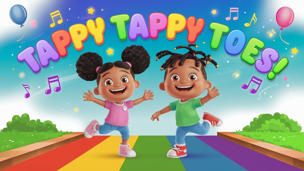 Tappy Tappy Toes 👣 | Fun Kids Dance Song for Toddlers! #ToddlerSongs ...