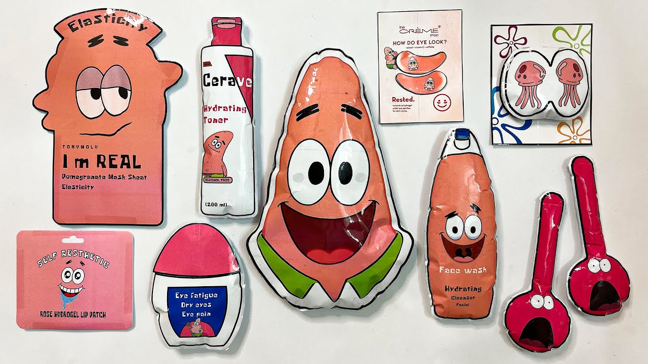 💗 Patrick Star 💗 Patrick DIY Skincare | Paper Blind bag | Satisfying ...