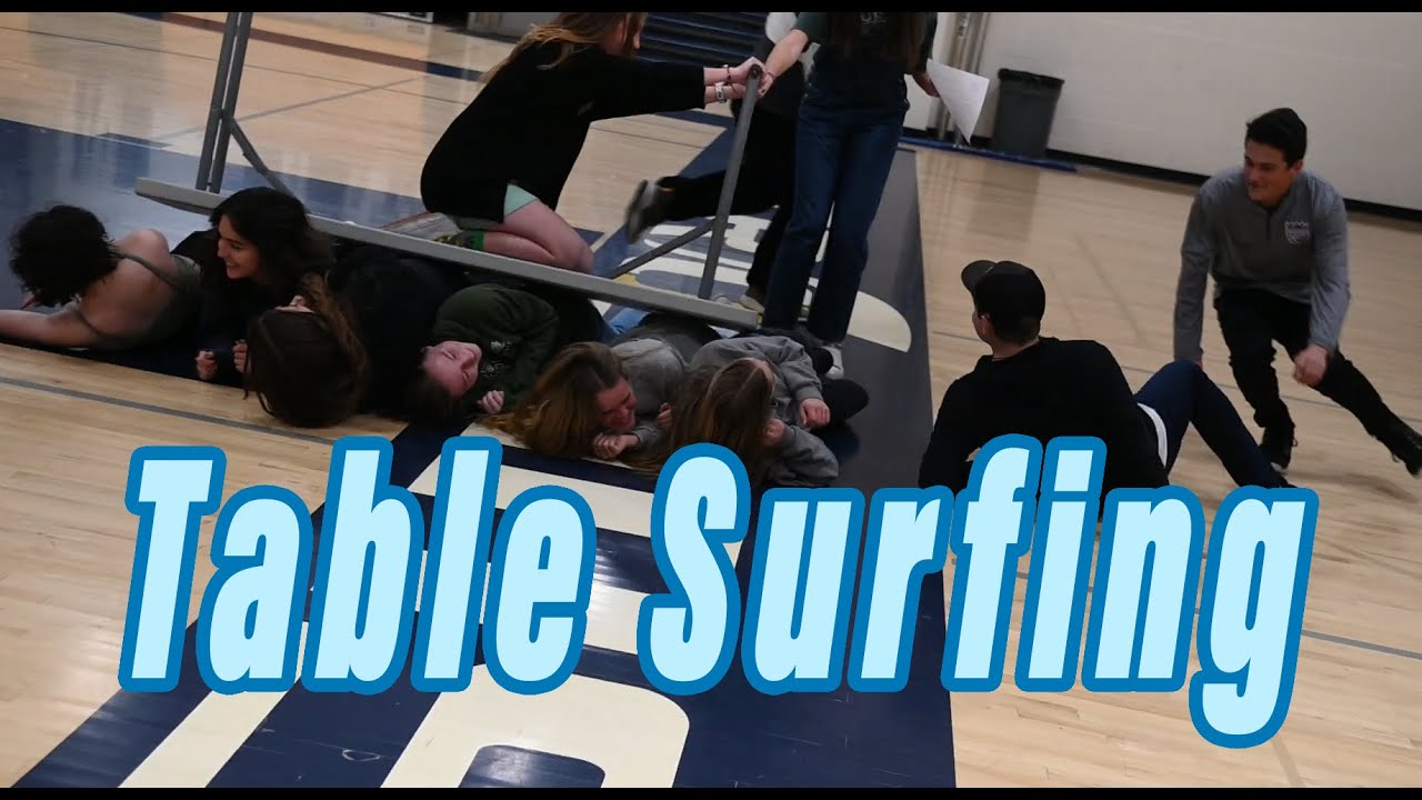 Trojans March Madness Table Surfing - YouTube
