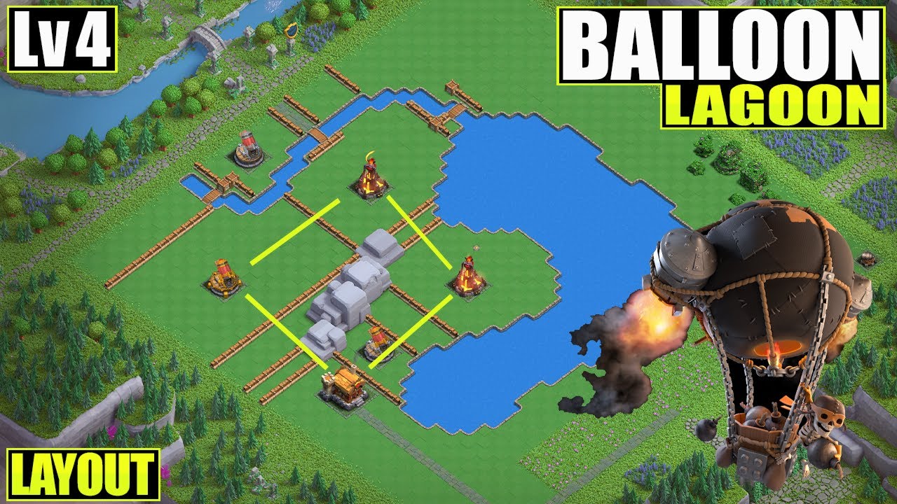 NEW BEST Base for Balloon Lagoon level 4!! + link (UPDATED) - YouTube