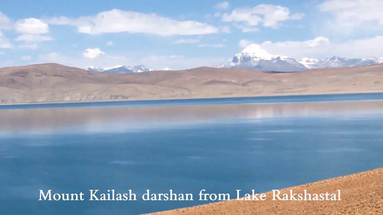 Tibet - Kailash Parvat - Mount Kailash Darshan from Lake Rakshastal ...