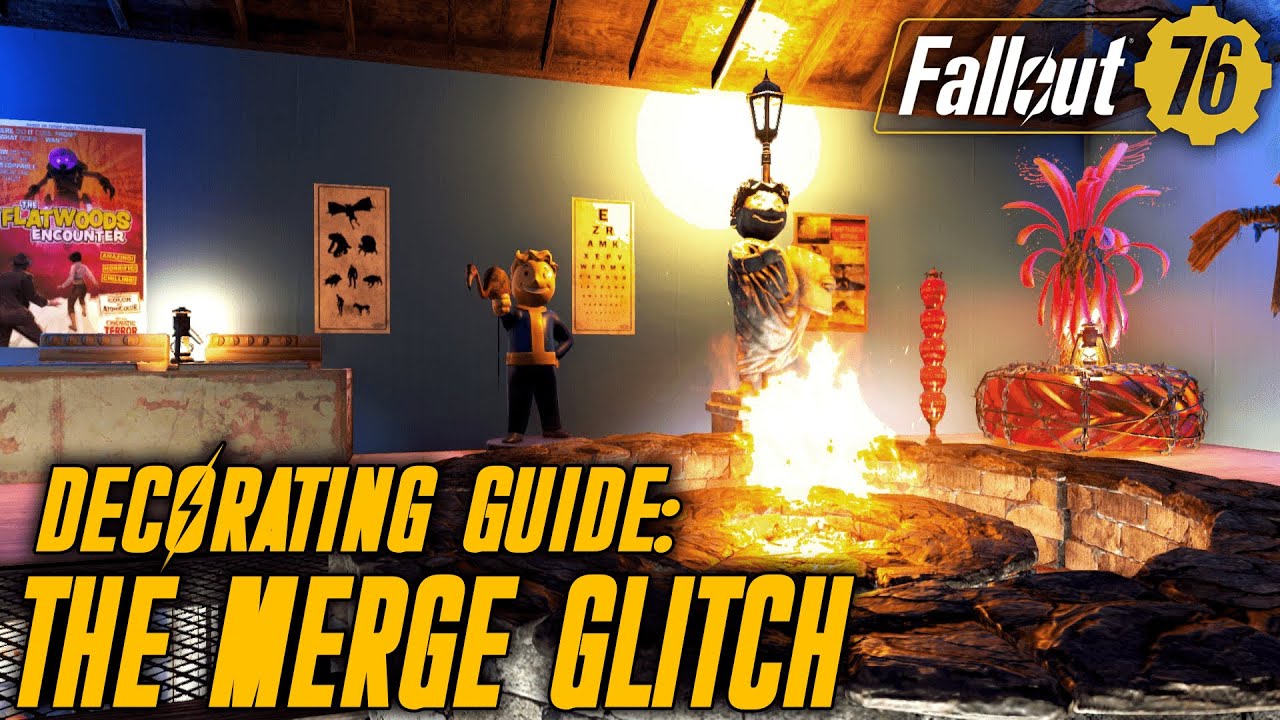 Merge Glitch Decorating Guide | Fallout 76 Camp Building Guide - YouTube