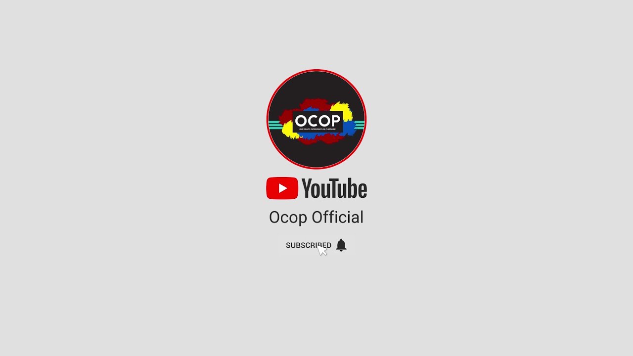 WELCOME TO OCOP OFFICIAL CHANNEL! - YouTube