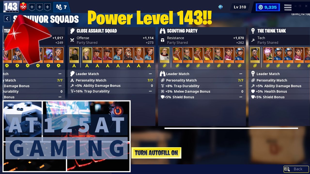 Fortnite | STW | Road to MAX PL 143 | Finally make it to Power Level ...